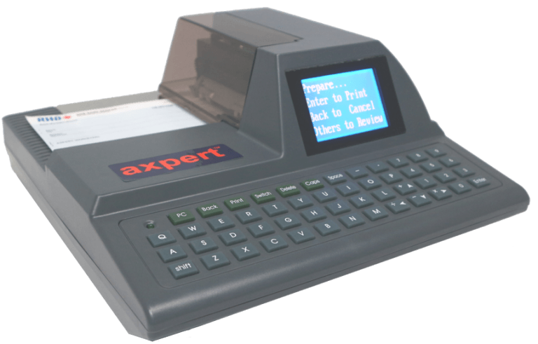CW-i8 Intelligent Check Printer – Axpert | Complete Office Automation ...